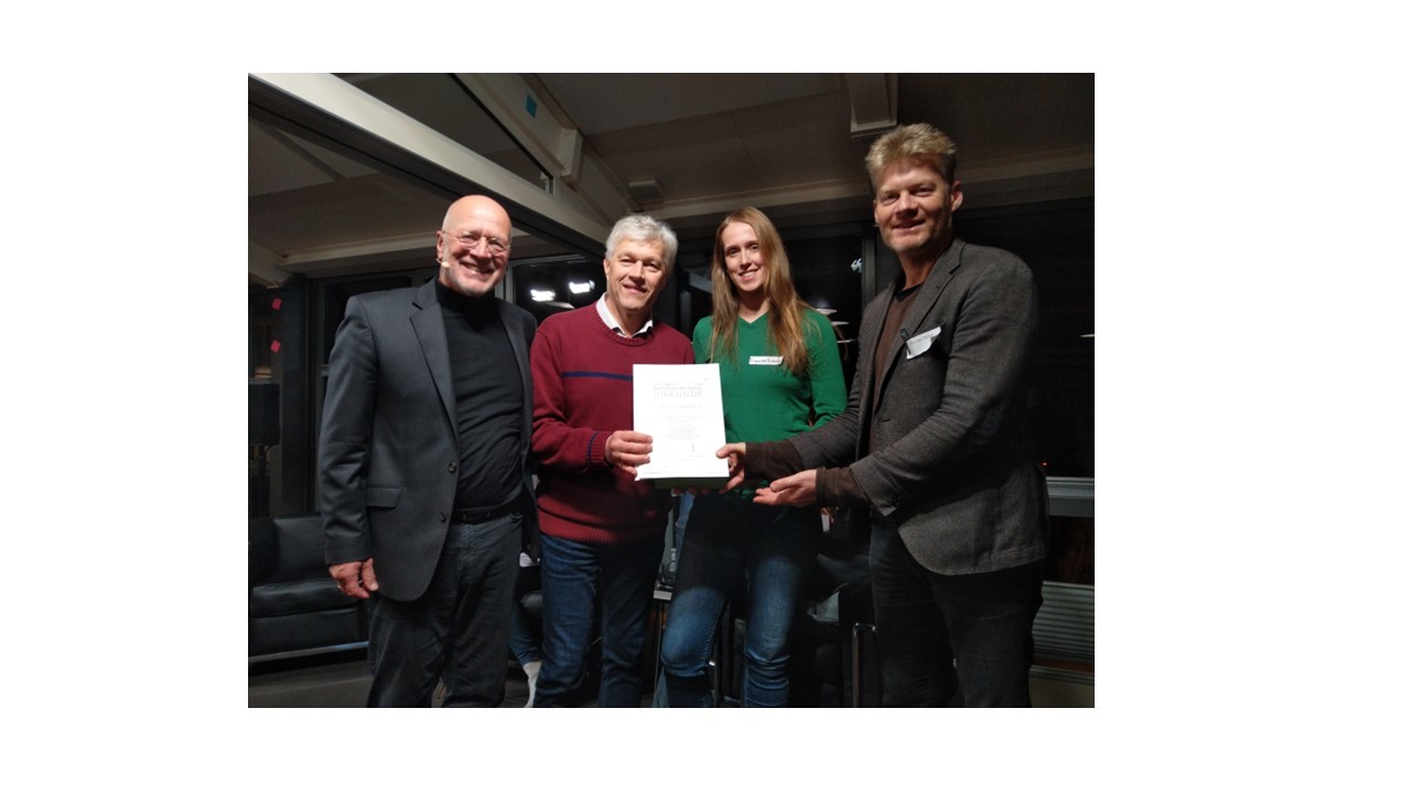 Oikopolis Participations S.A. receives award certificate at the ...